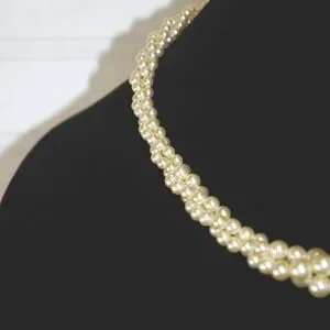 Napier | Jewelry | Vintage Napier Faux Pearl Necklace Multistrand ...